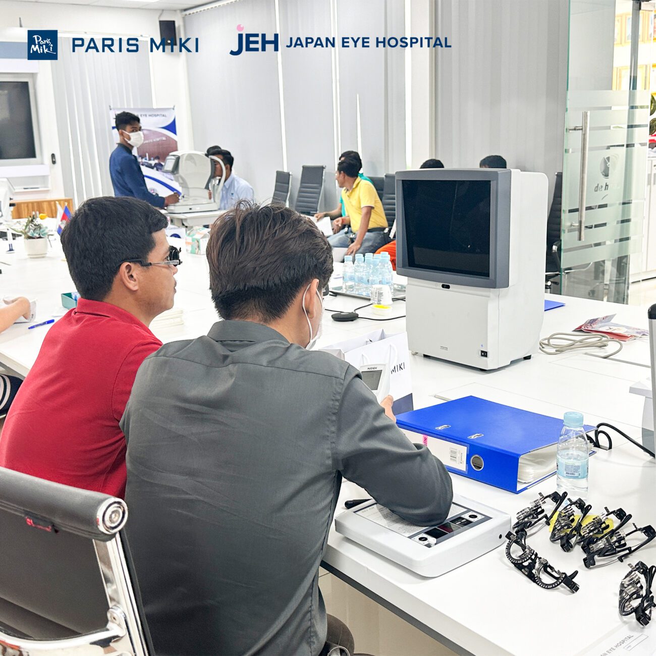 Eye screening by Japan Eye Hospital with Paris Miki Cambodia - Paris Miki